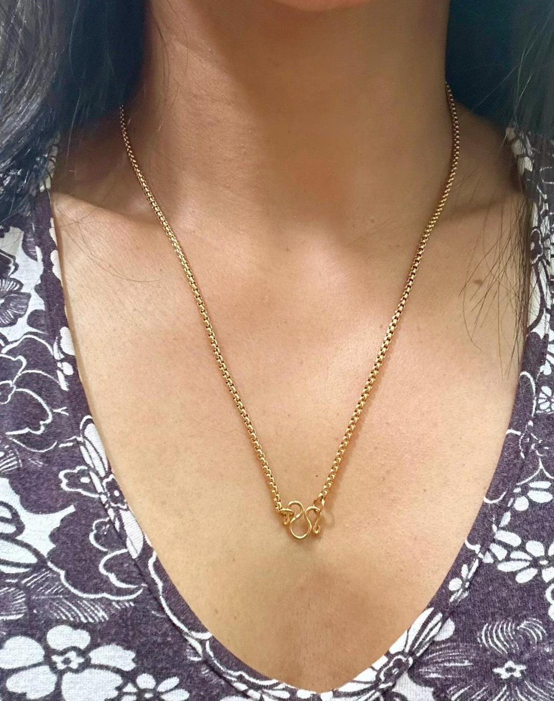 Gold Chain Necklace Buddha Amulet Pendant Stainless Steel Jewelry - Etsy