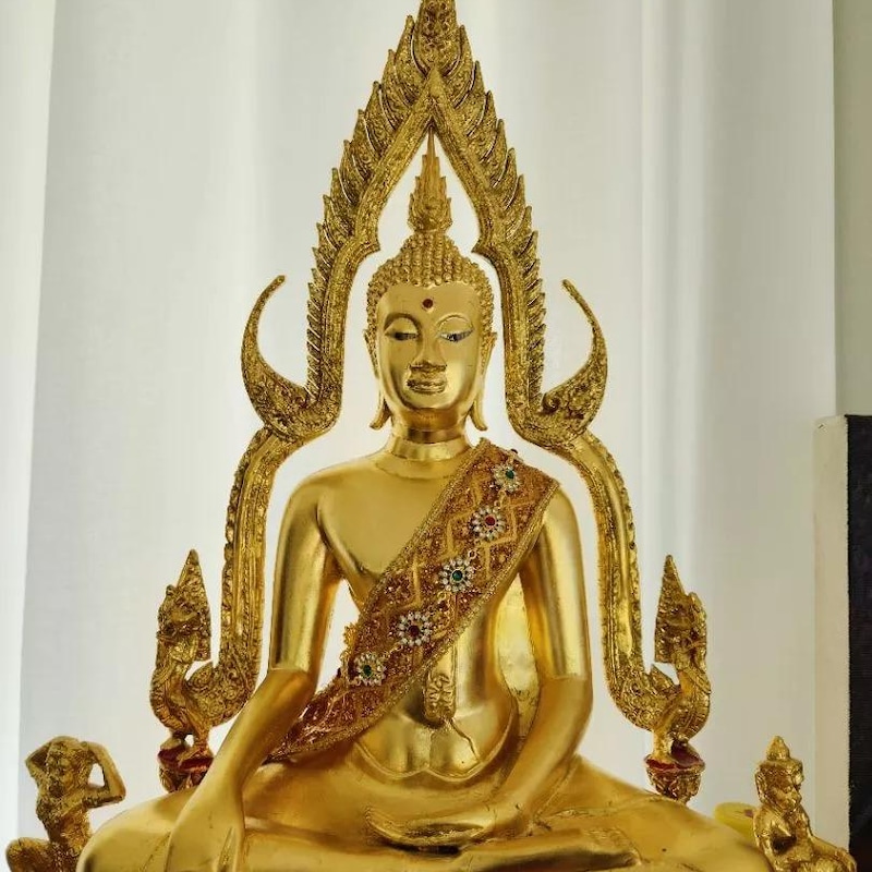 Female Gold Buddha Statue - Etsy