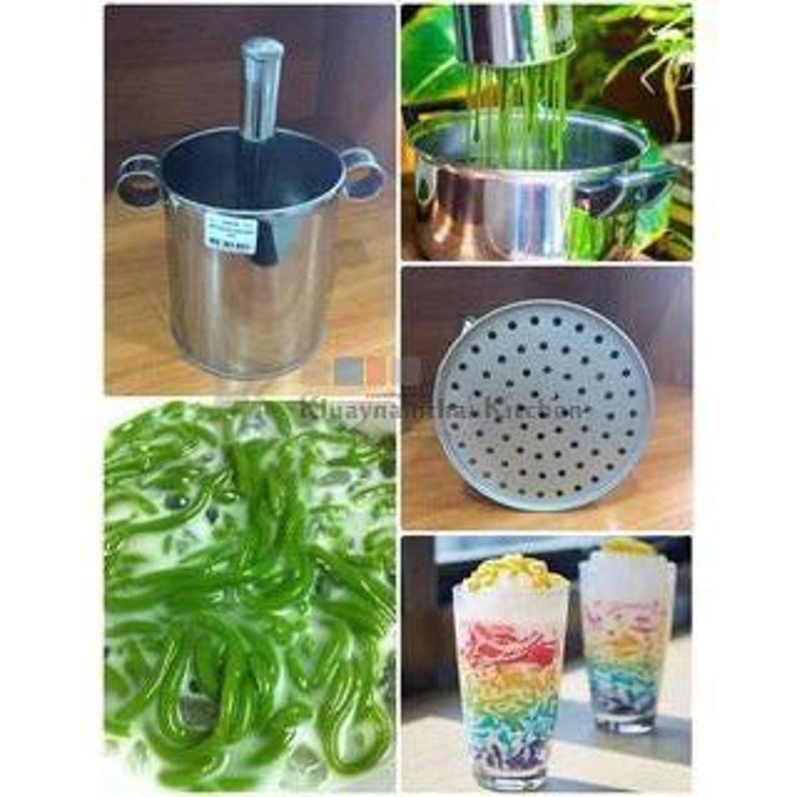 Handmade Stainless Steel Lod Chong Press Thai Dessert Cendol Maker - Etsy