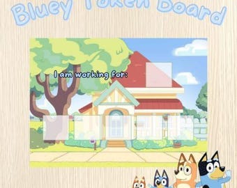 Bluey Token Board - Etsy