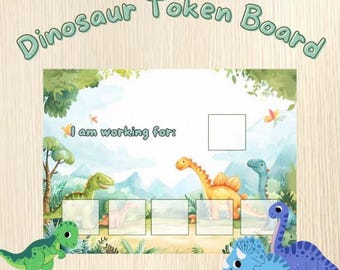 Dinosaur Token Board - Etsy