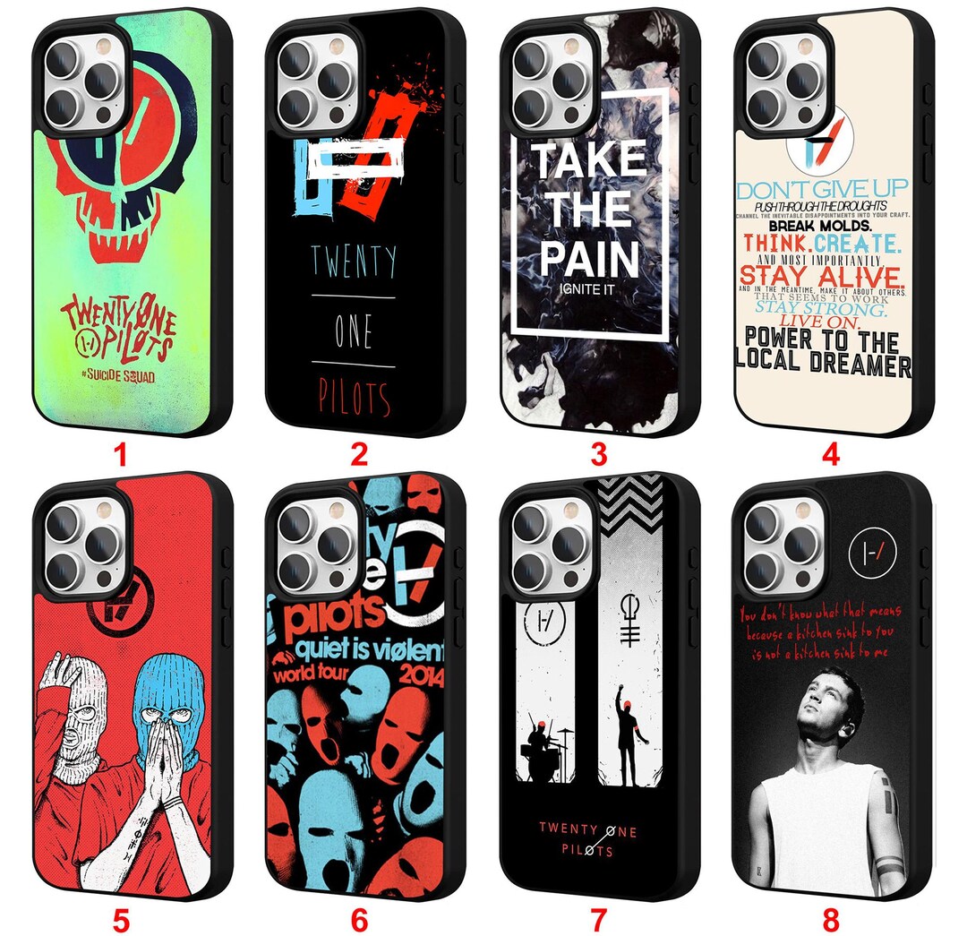 Twenty One Pilots Duo Band iPhone Case for iPhone 11 12 13 14 15 16 17 ...