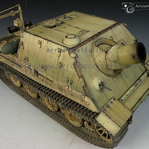 Aeromodelbuild Sturmtiger Tank With Zimmerit Built & Painted 1/35 Model ...