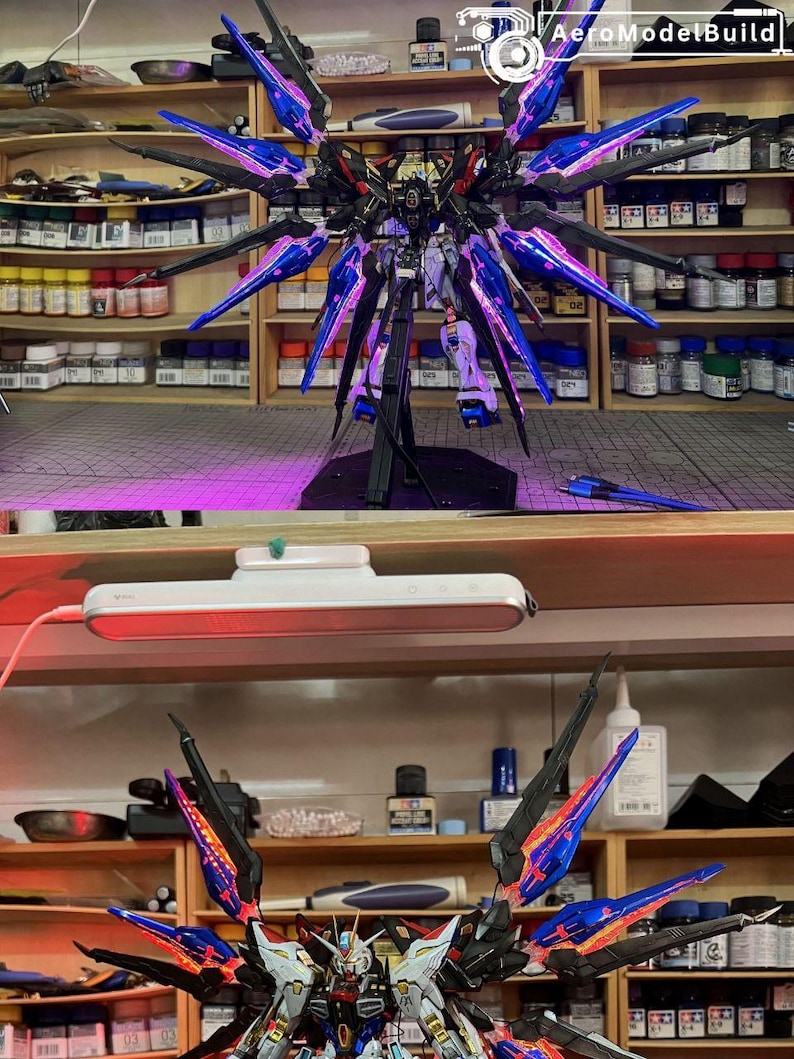 Aeromodelbuild Strike Freedom Gundam With LED Set Built & Painted MGEX ...