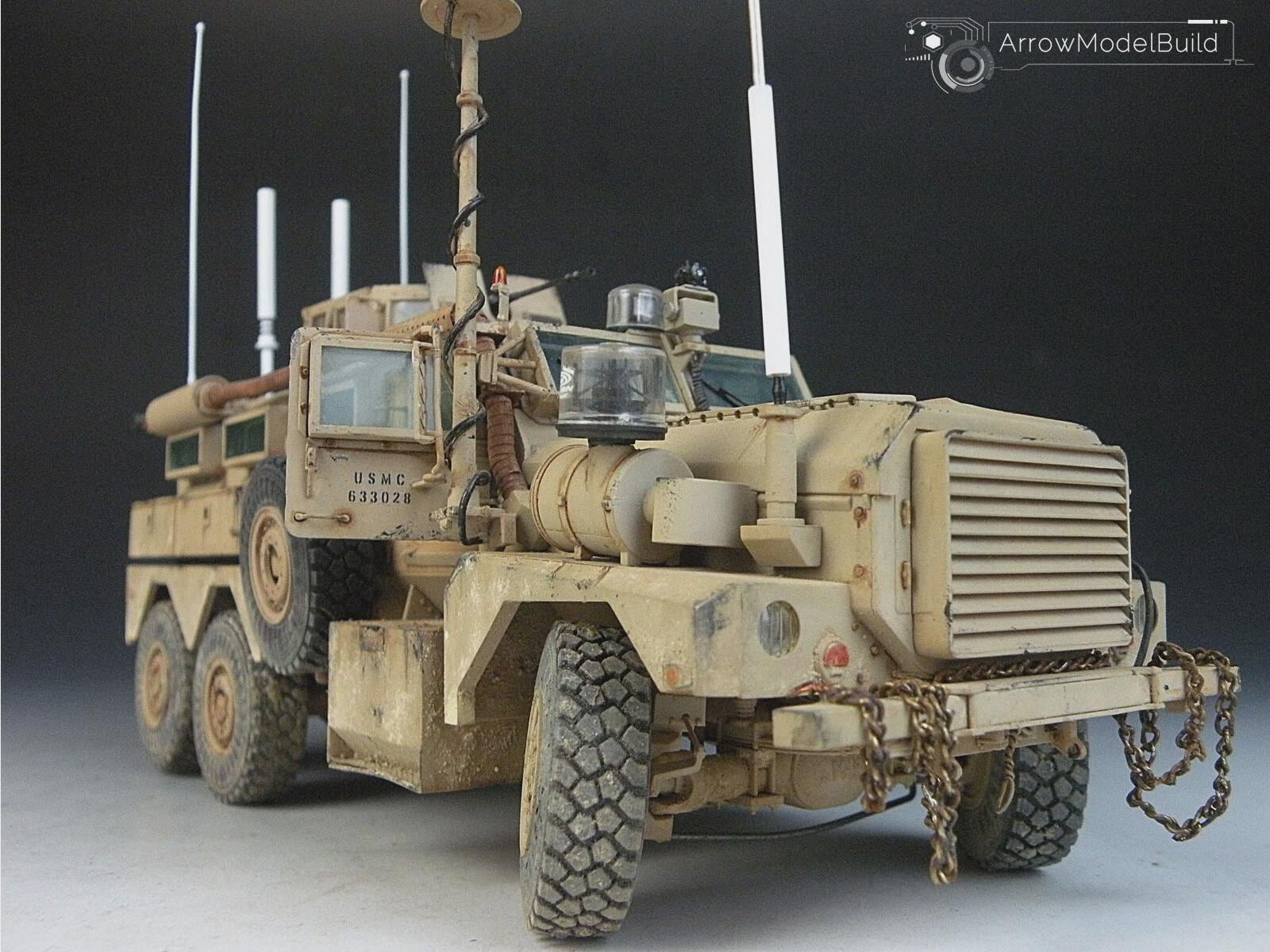 Aeromodelbuild Cougar 6x6 Jerrv Military Vehicle Built & Painted 1/35 ...