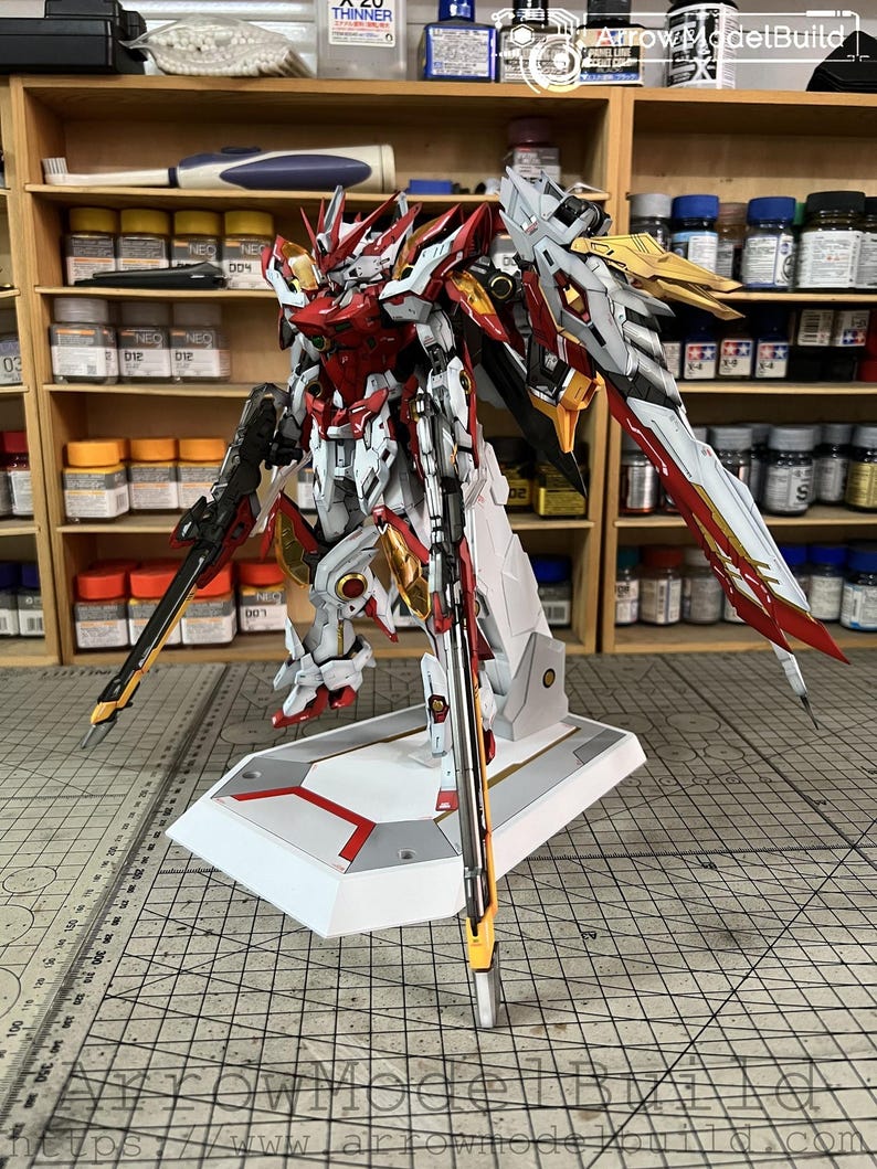 Arowmodelbuild Wing Zero Gundam (custom) Built & Painted 1/100 Model ...