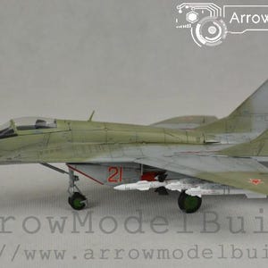 Aeromodelbuild Red Star Zvezda Mig-29 Mig-29 9-13 Fulcrum Fighter Built ...