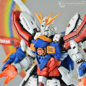 Aeromodelbuild God Gundam Built & Painted HIRM 1/100 Model Kit - Etsy