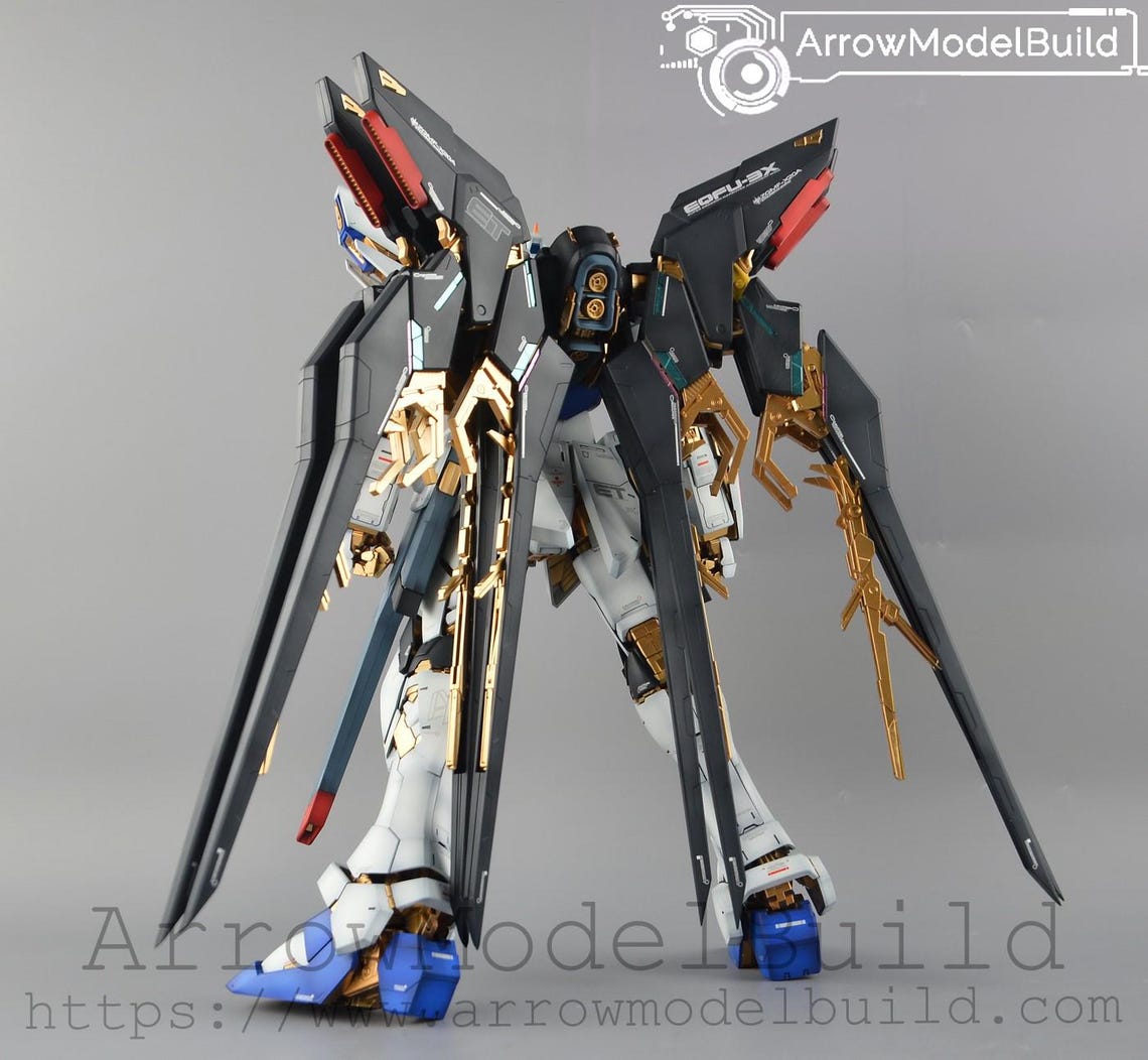 Aeromodelbuild Strike Freedom Gundam Built & Painted PG 1/60 Model Kit ...