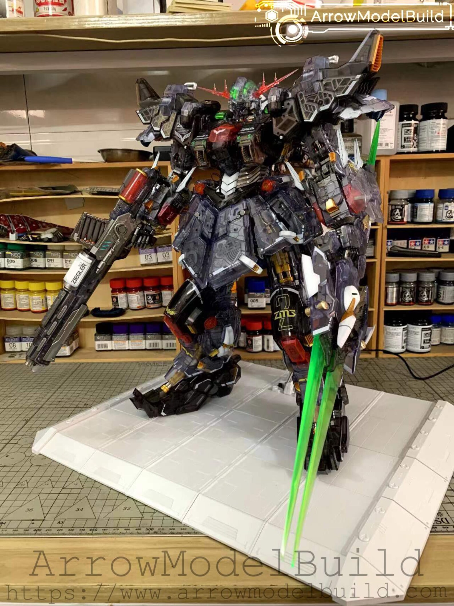 Aeromodelbuild Zeon (transparent Version) Built & Painted 1/72 Model ...