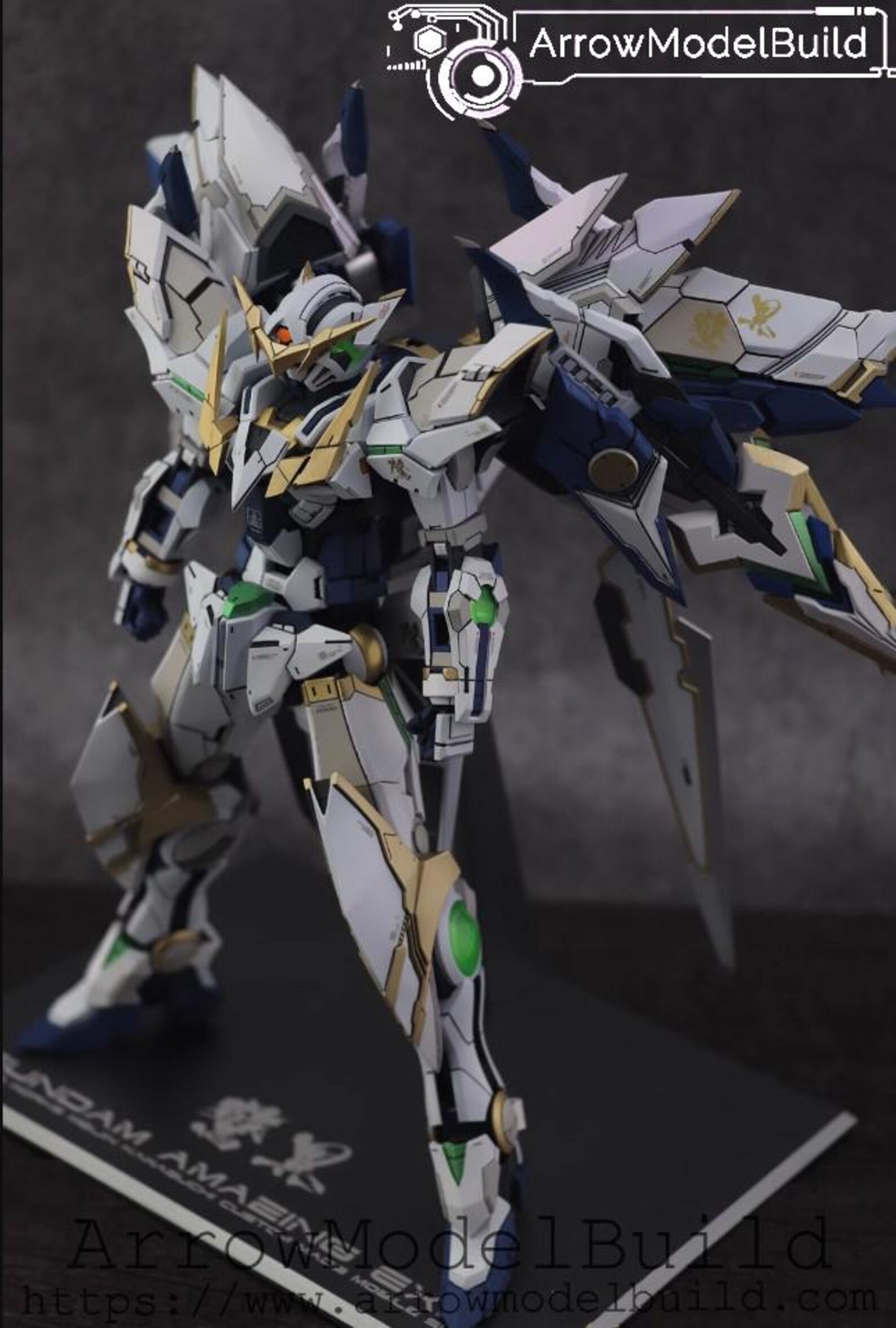Aeromodelbuild Amazing Exia Gundam (custom White) Built & Painted MG 1/ ...
