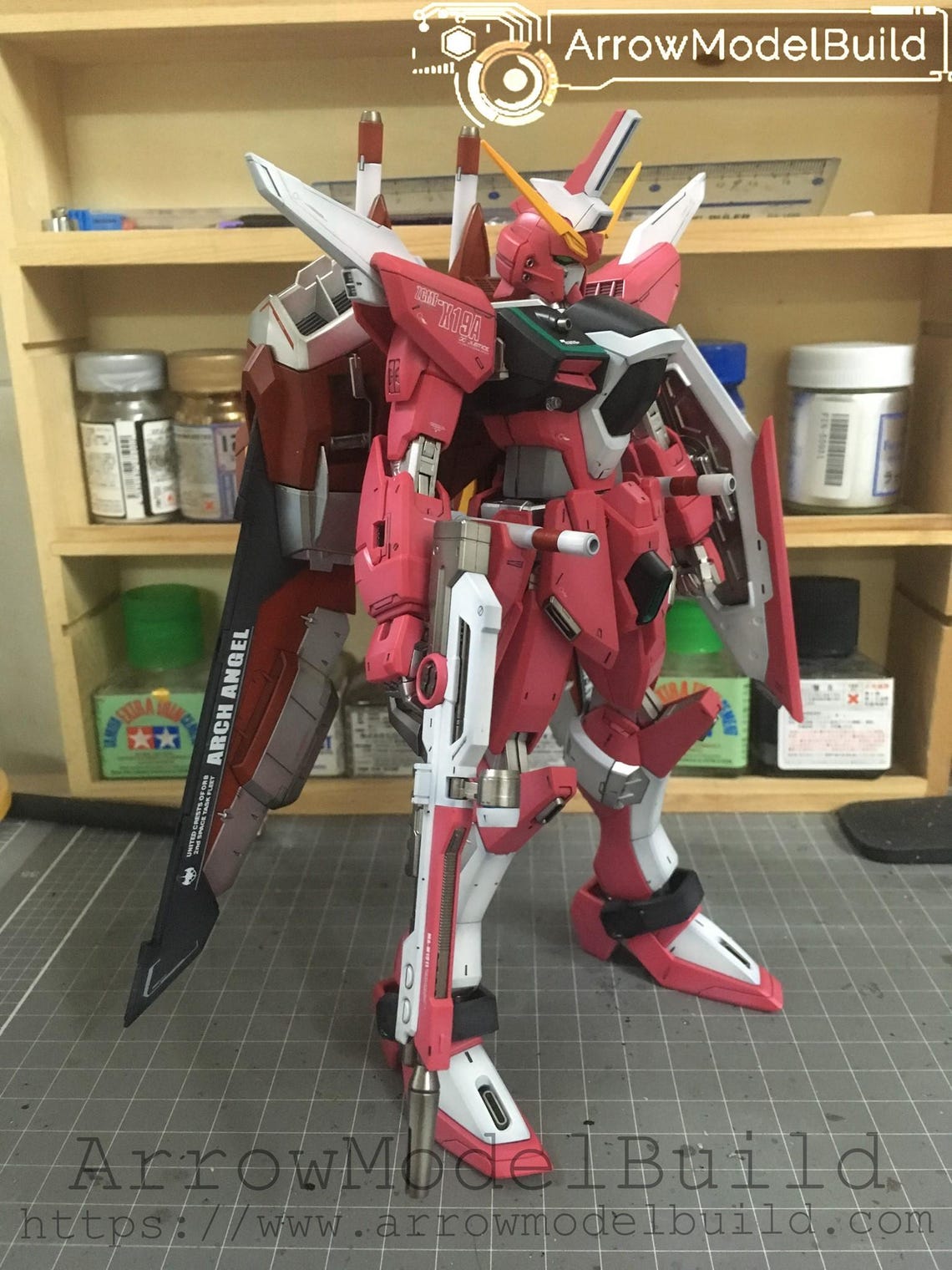 Aeromodelbuild Infinite Justice Gundam (shaping) Built & Painted MG 1/ ...