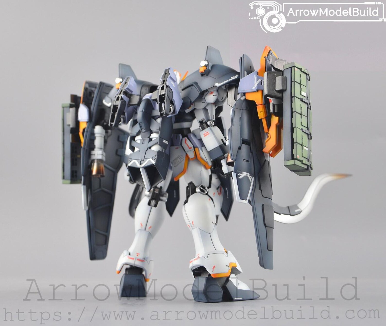 Aeromodelbuild Sandrock Gundam EW With Armadillo and Missile Built ...