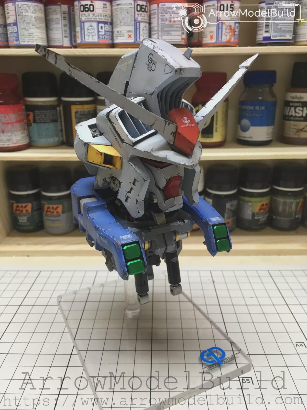 Aeromodelbuild GP02 Head (battle Damaged Ver.) Built & Painted 1/35 ...
