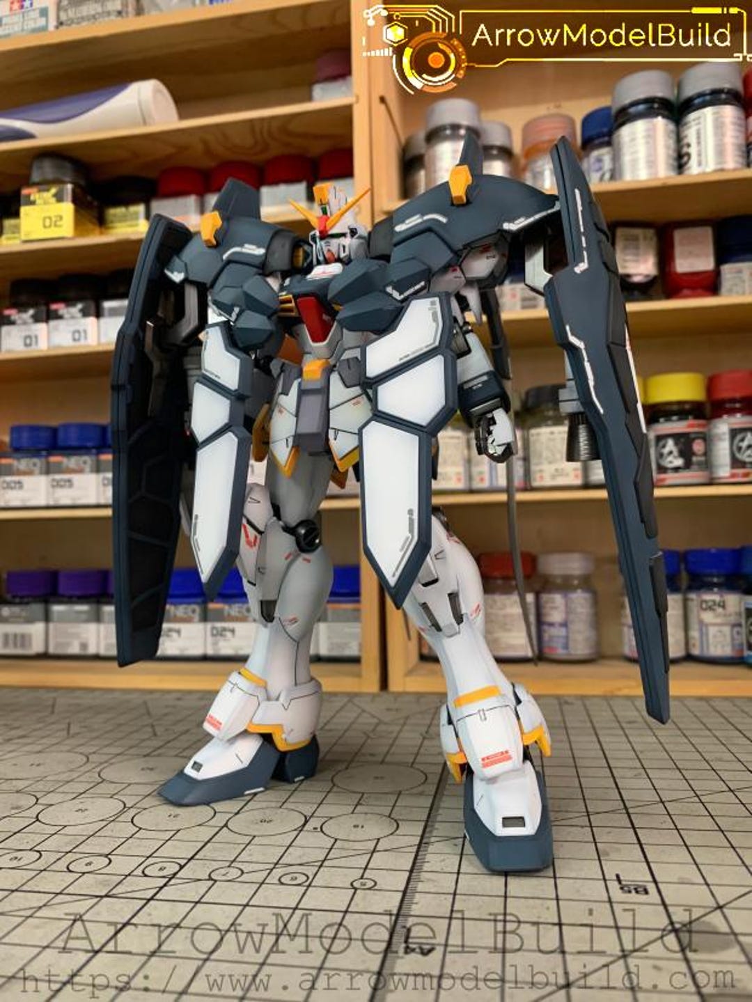 Aeromodelbuild Sandrock Gundam EW With Armadillo 1.0 Built & Painted MG ...