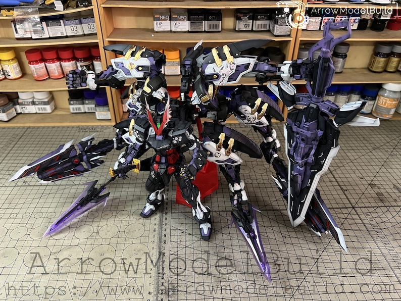 Aeromodelbuild Red Astray Gundam (eight Armed Form) Built & Painted MG ...