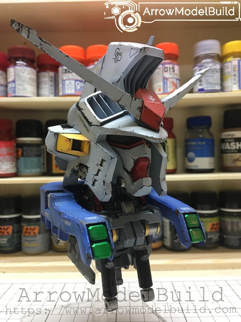Aeromodelbuild GP02 Gundam Head Built & Painted 1/35 Model Kit - Etsy