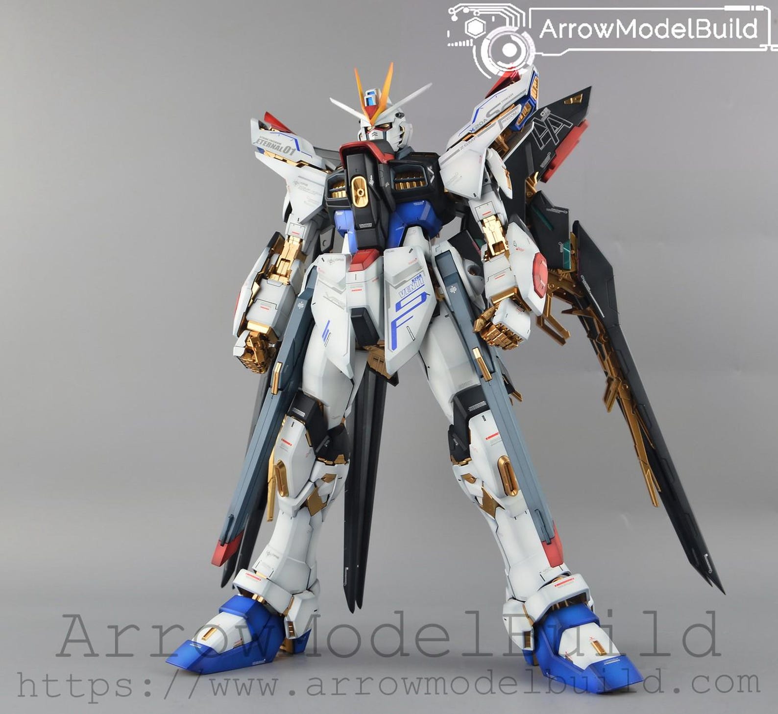 Aeromodelbuild Strike Freedom Gundam Built & Painted PG 1/60 Model Kit ...