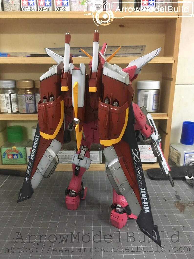 Aeromodelbuild Infinite Justice Gundam (shaping) Built & Painted MG 1/ ...