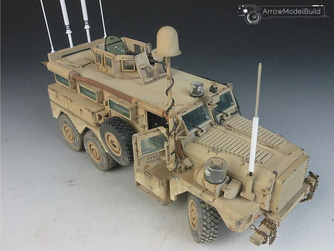 Aeromodelbuild Cougar 6x6 Jerrv Military Vehicle Built & Painted 1/35 ...