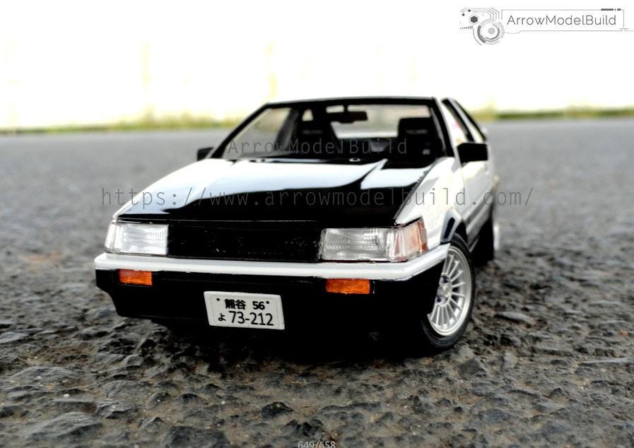 Aeromodelbuild Initial D AE86 Built & Painted Vehicle Car 1/24 Model ...