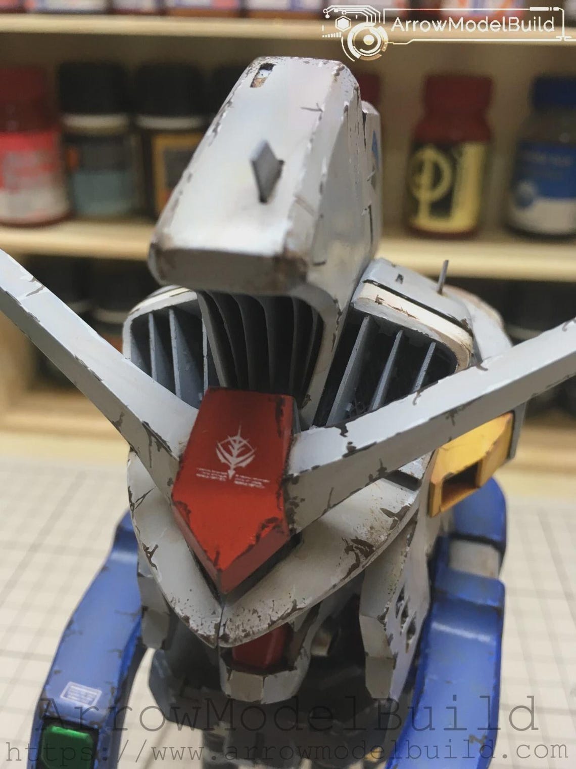 Aeromodelbuild GP02 Head (battle Damaged Ver.) Built & Painted 1/35 ...