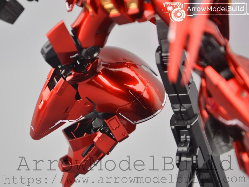 Aeromodelbuild Sazabi Metal Color Built & Painted RG 1/144 Model Kit - Etsy