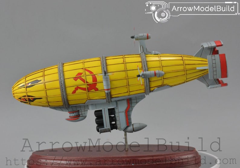 Aeromodelbuild Red Alert 2 Kirov Airship Resin (200MM Length) Built ...