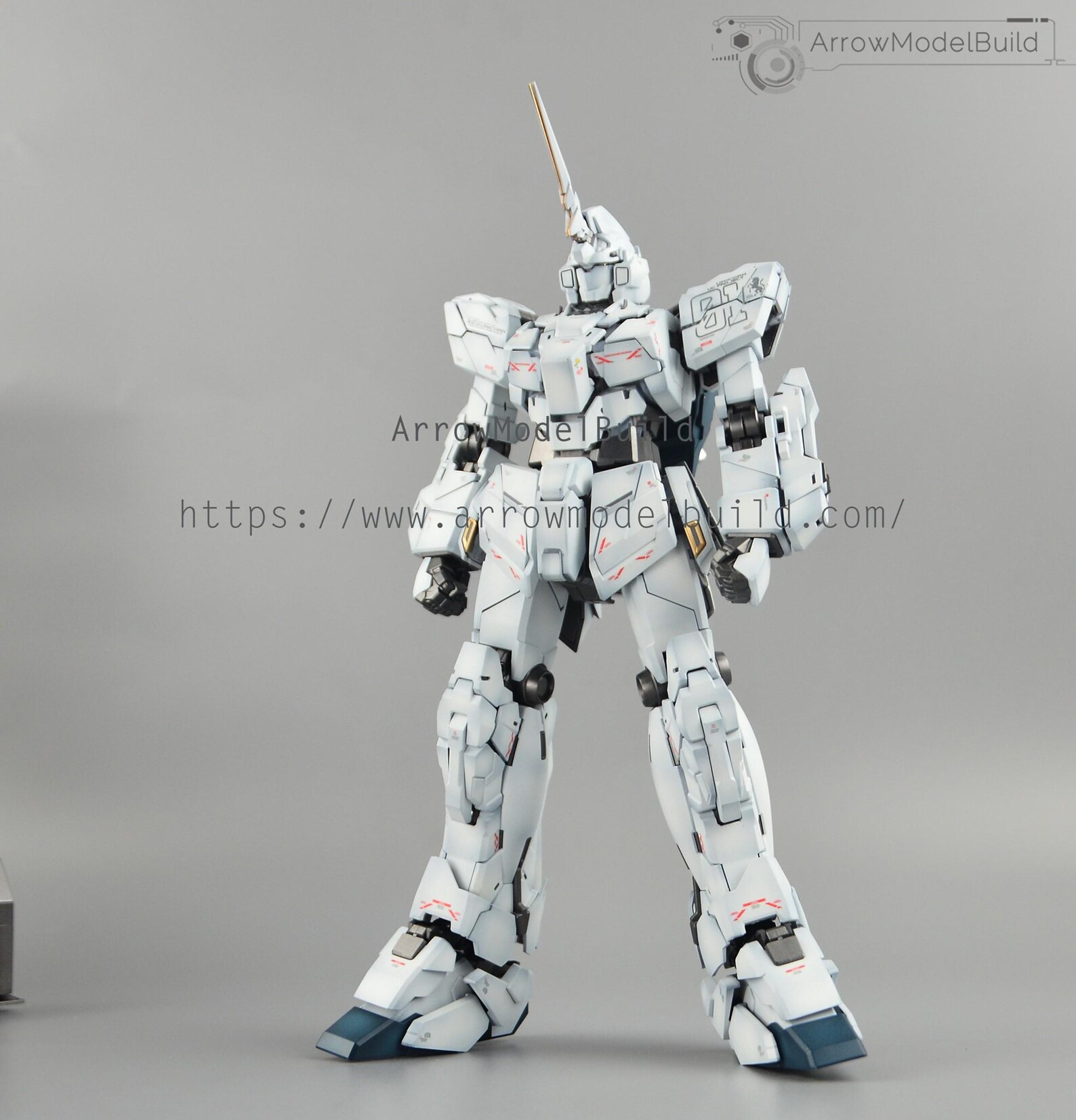 Aeromodelbuild Unicorn Gundam Built & Painted With LED MGEX 1/100 Model ...