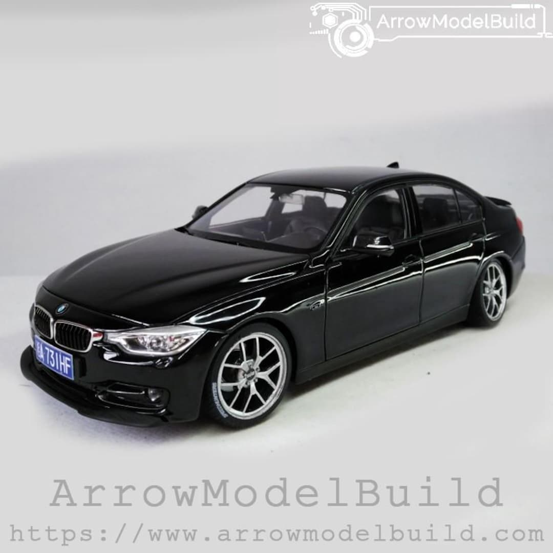 Aeromodelbuild BMW 330i BBS SR (yaoye Black) Low Profile Modification ...