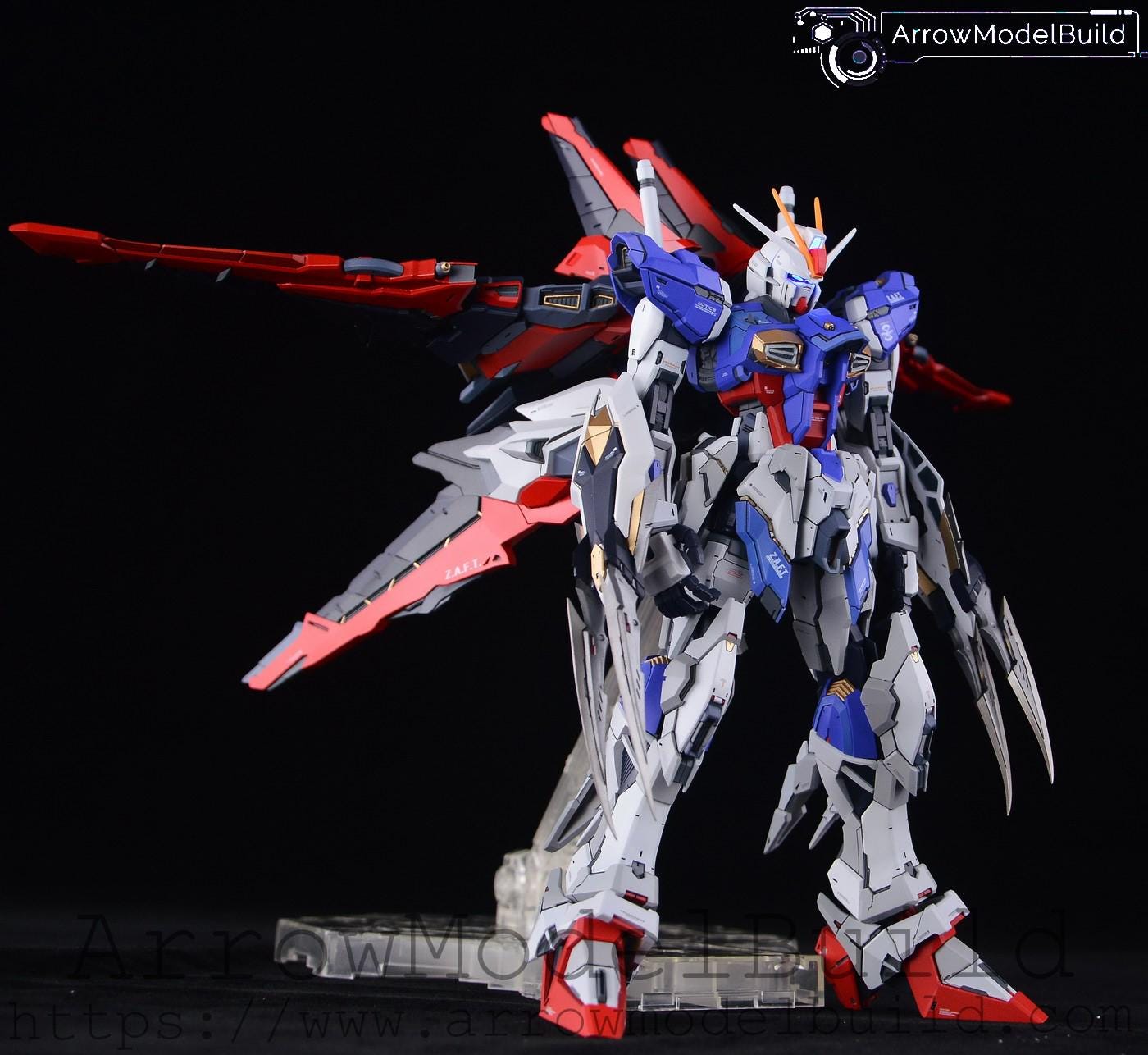 Aeromodelbuild Force Impulse Gundam (2.0) With LED and Pilot Built ...