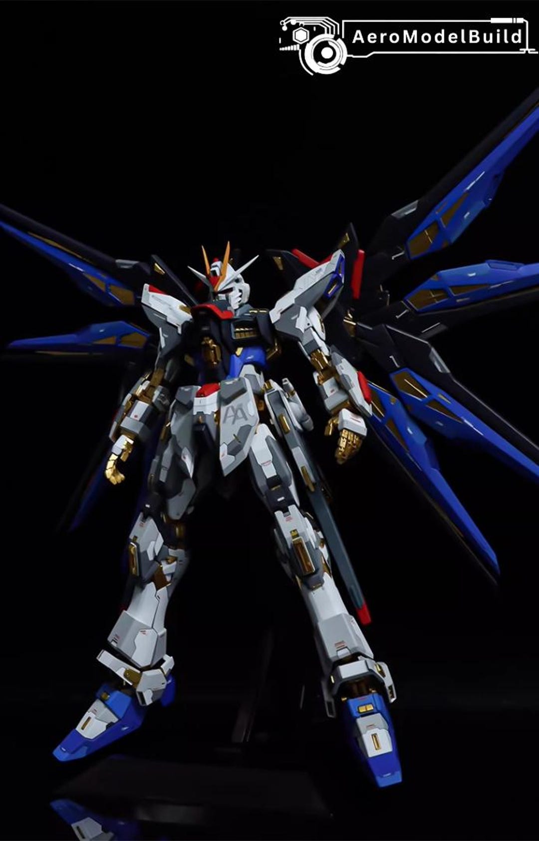 Aeromodelbuild Strike Freedom Gundam With GK Resin Built & Painted PG 1 ...