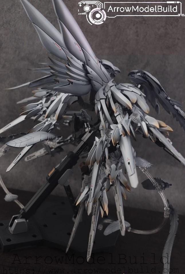Aeromodelbuild Wing Gundam White Snow Built & Painted 1/100 Model Kit ...