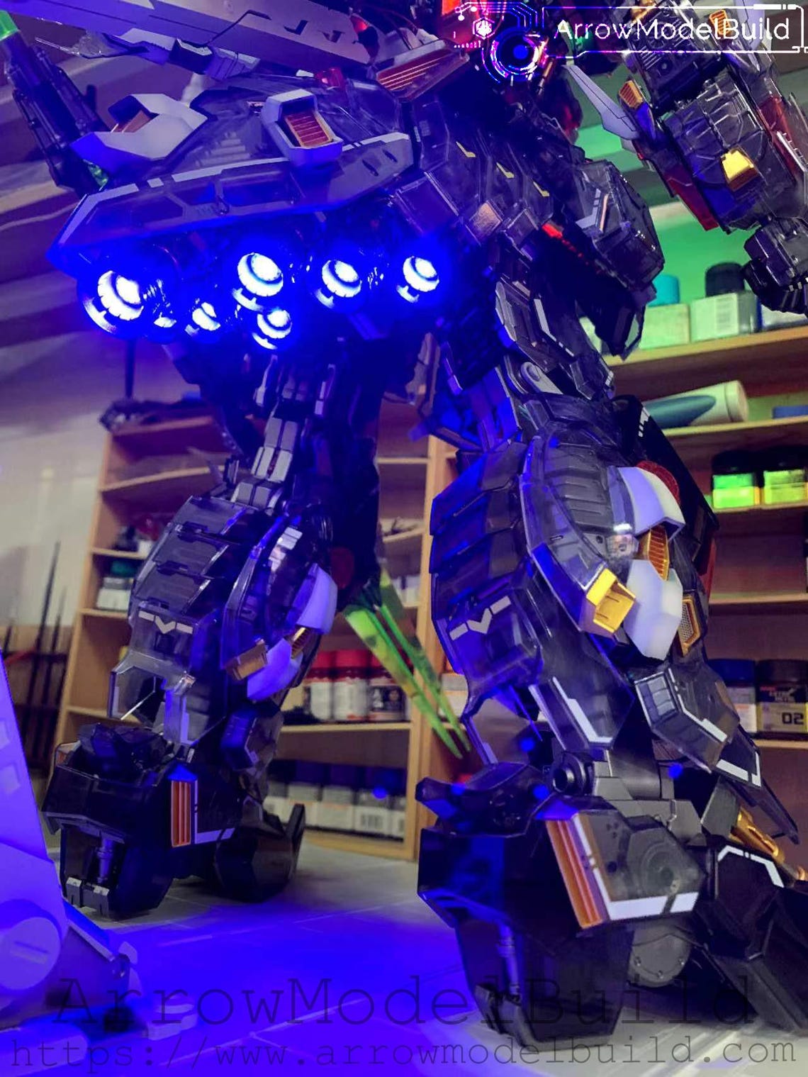 Aeromodelbuild Zeon (transparent Version) Built & Painted 1/72 Model ...