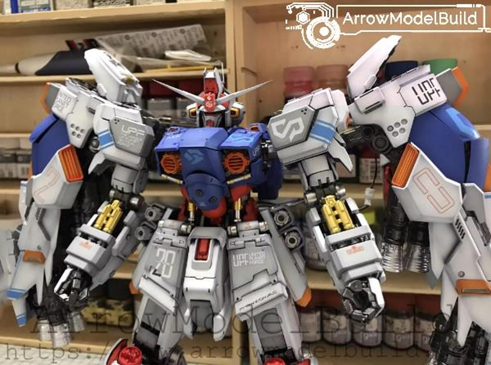 Aeromodelbuild GP02 Gundam With LED Light Built & Painted 1/72 Model ...