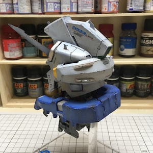 Aeromodelbuild GP02 Gundam Head (battle Damaged Version) Built ...