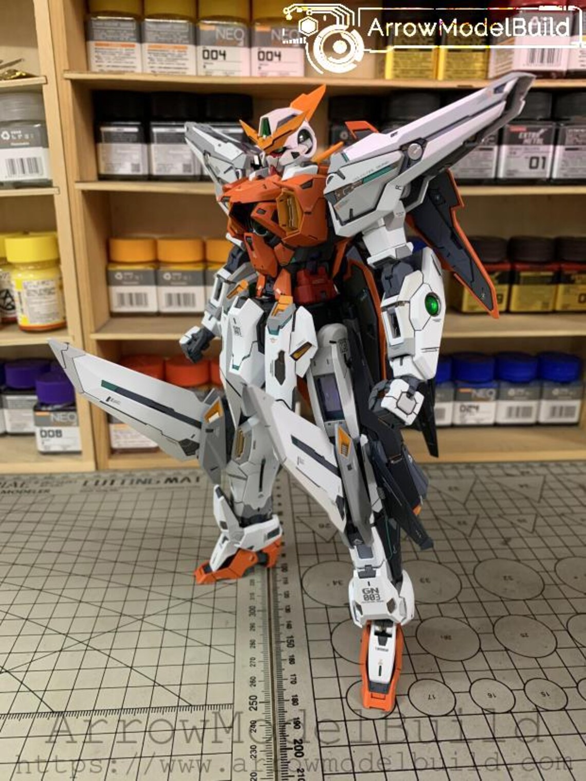 Aeromodelbuild Kyrios Gundam Special Detail Built & Painted 1/100 Resin ...