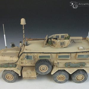 Aeromodelbuild Cougar 6x6 Jerrv Military Vehicle Built & Painted 1/35 ...