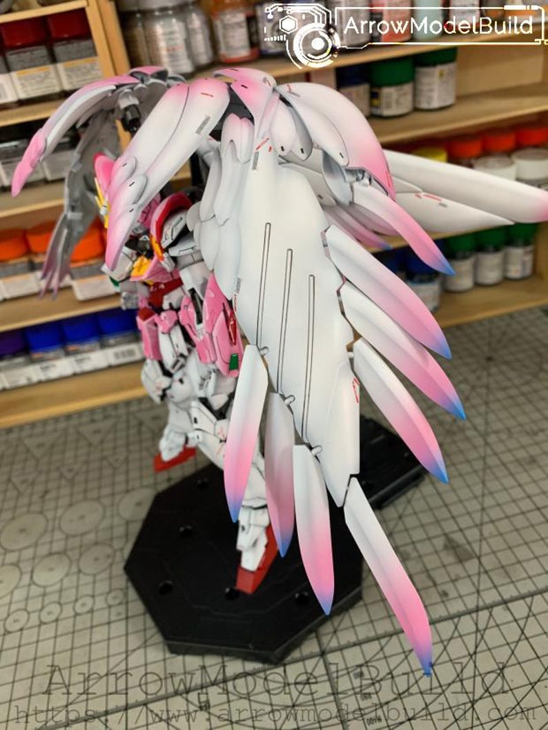 Aeromodelbuild Gundam Zero EW (custom Pink) Built & Painted MG 1/100 ...