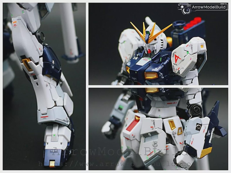 Aeromodelbuild Nu Gundam (metal) Built & Painted RG 1/144 Model Kit - Etsy
