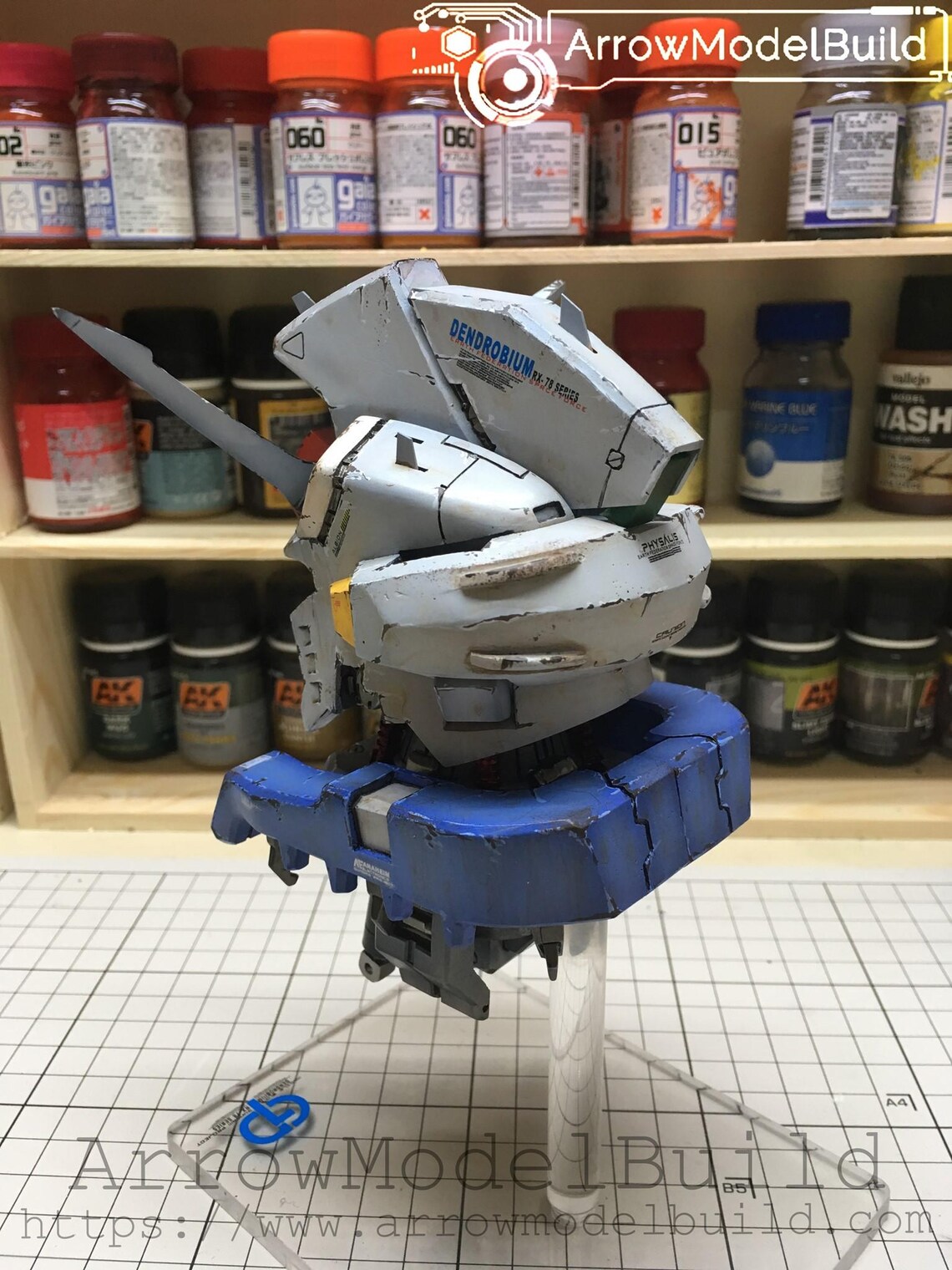 Aeromodelbuild GP02 Gundam Head Built & Painted 1/35 Model Kit - Etsy