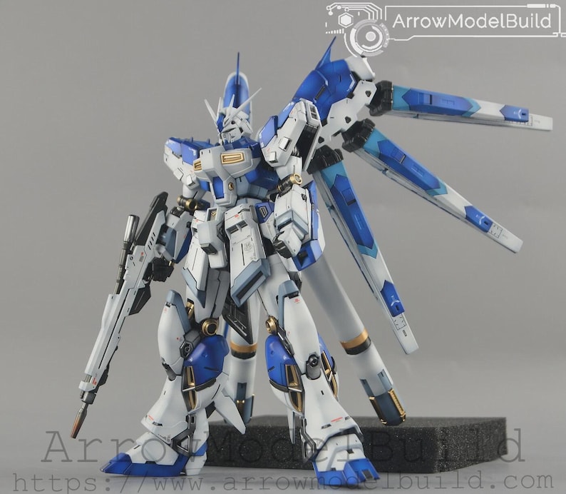 Aeromodelbuild Hi-nu Gundam Built & Painted RG 1/144 Model Kit - Etsy