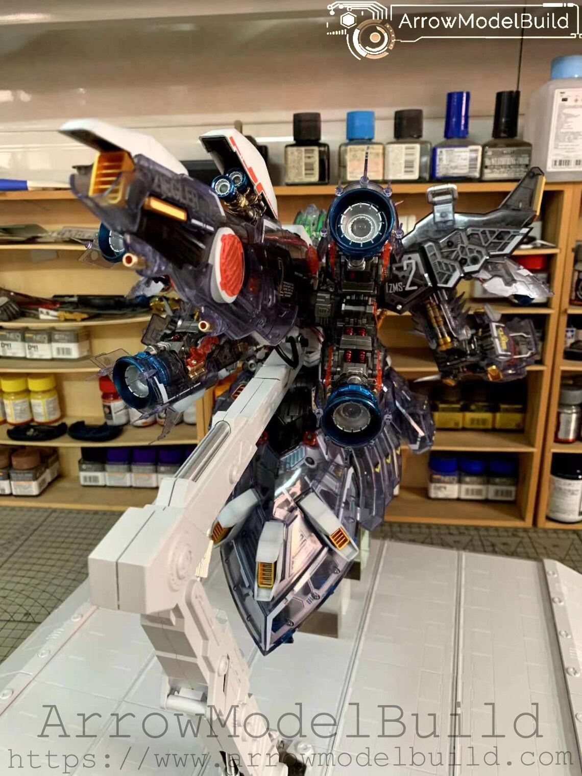 Aeromodelbuild Zeon (transparent Version) Built & Painted 1/72 Model ...