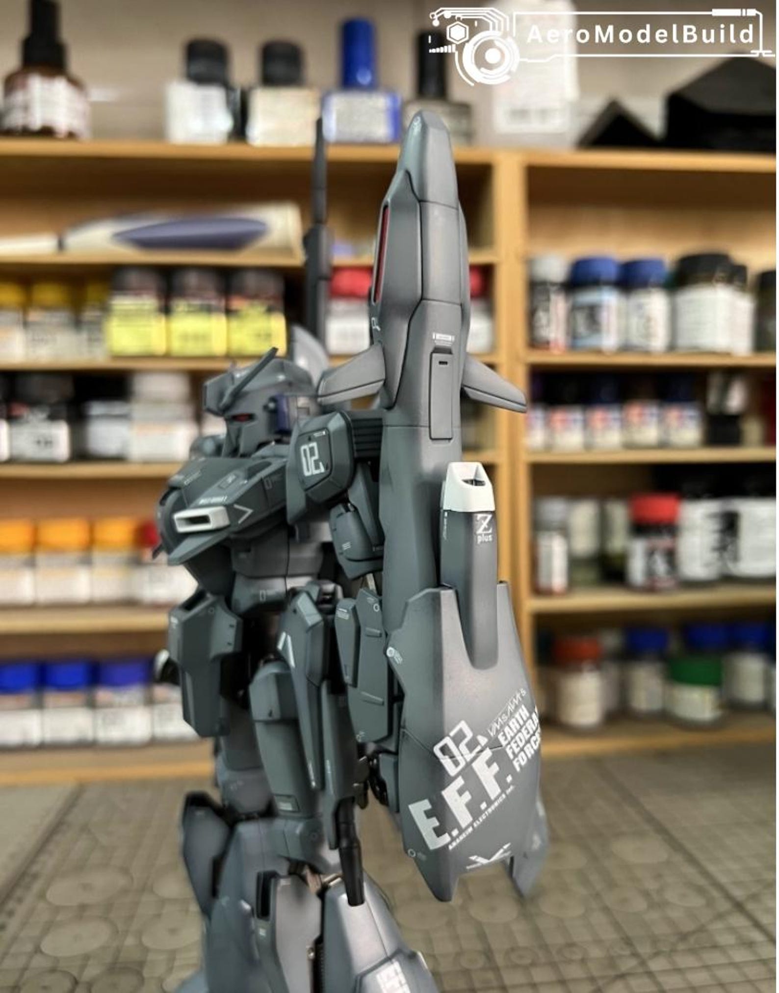 Aeromodelbuild Z Plus A1 Unicorn Version Built & Painted MG 1/100 Model ...