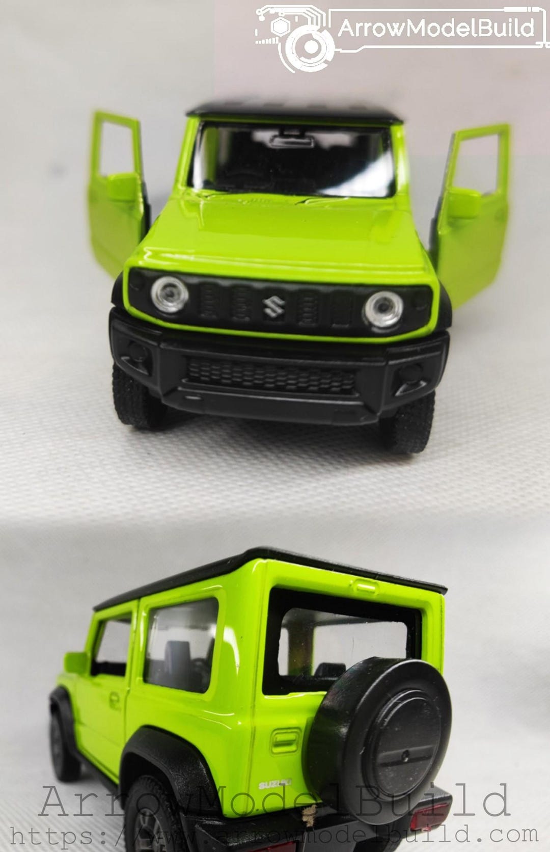 Aeromodelbuild Suzuki Jimny (grass Green) Built & Painted 1/36 Model ...
