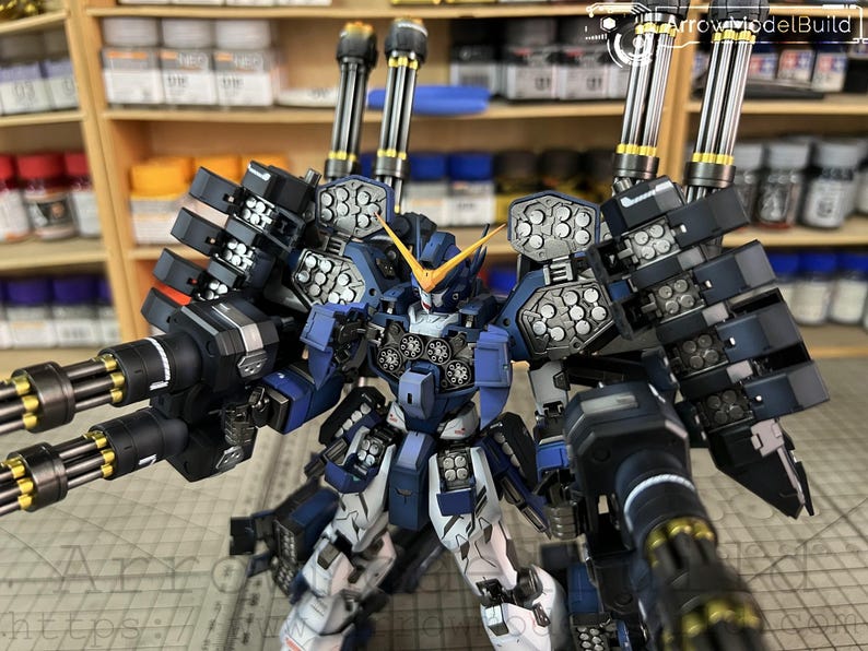 Aeromodelbuild Heavyarms Gundam (shaping) EW Ver Built & Painted 1/100 ...