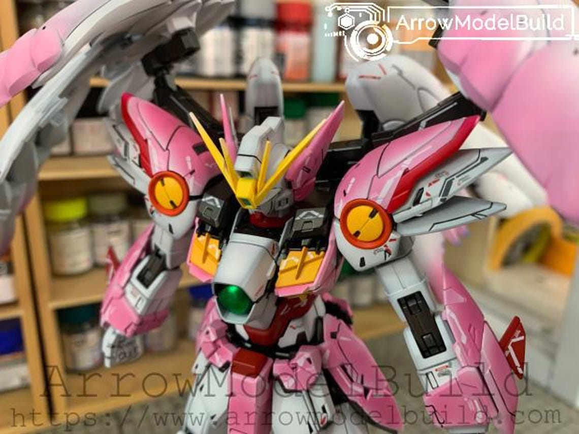 Aeromodelbuild Gundam Zero EW (custom Pink) Built & Painted MG 1/100 ...