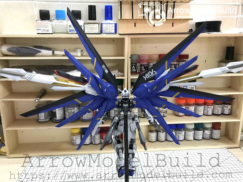 Aeromodelbuild Freedom Gundam Ver 2.0 Built & Painted MG 1/100 Model ...