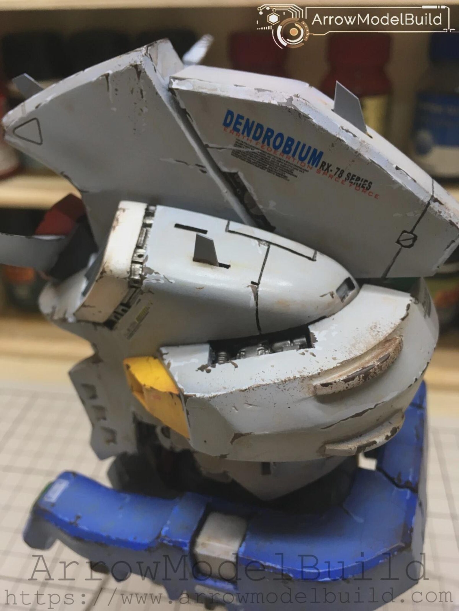 Aeromodelbuild GP02 Head (battle Damaged Ver.) Built & Painted 1/35 ...