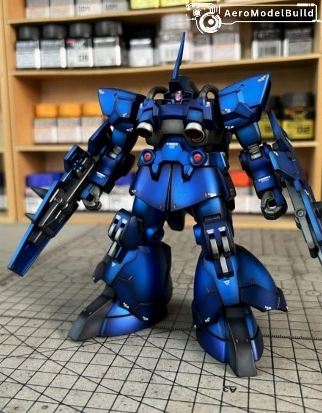 Aeromodelbuild Dom R35 (metal Custom Color) Built & Painted HG 1/144 ...
